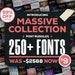 Unlock 250+ Unique Fonts for Creative Use in Cricut, Procreate, Canva ...