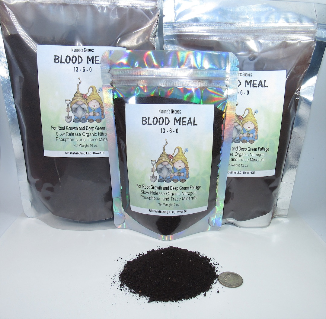 ORGANIC BLOOD MEAL Organic Fertilizer Nitrogen Rich for Leafy Greens ...
