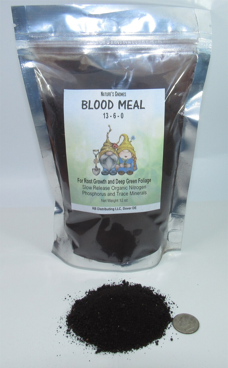 ORGANIC BLOOD MEAL Organic Fertilizer Nitrogen Rich for Leafy Greens ...
