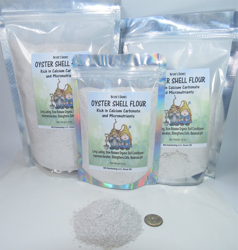 OYSTER SHELL FLOUR Organic Natural Fertilizer Chitin Feed for Healthy ...