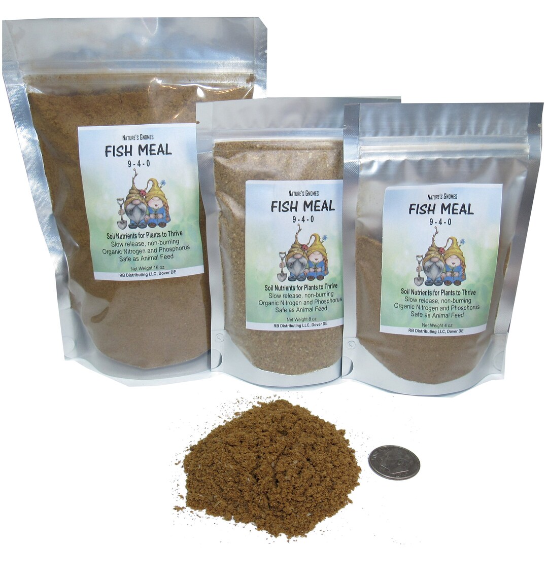 MENHADEN FISH MEAL Fertilizer House Plant Soil Builder Amendment High ...