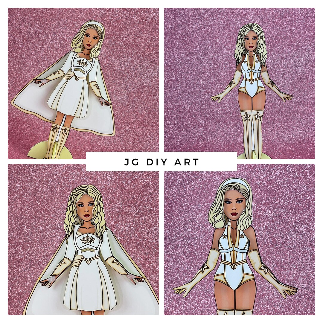 Printable Starlight Paperdoll, Digital Download, DIY, Activities for ...