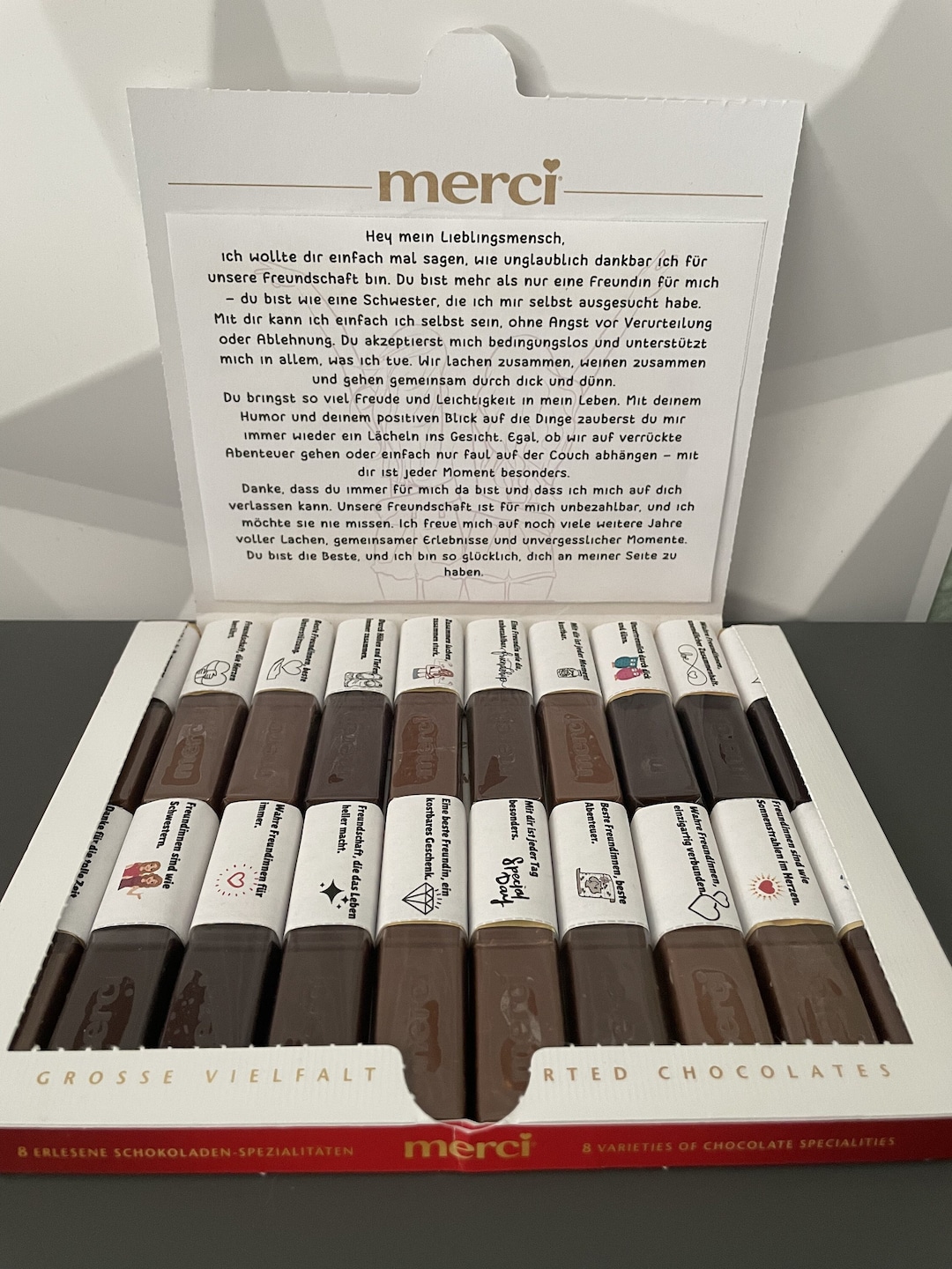Gift for Best Friend I 20 Merci-banderoles for Download I DIY Gift I ...