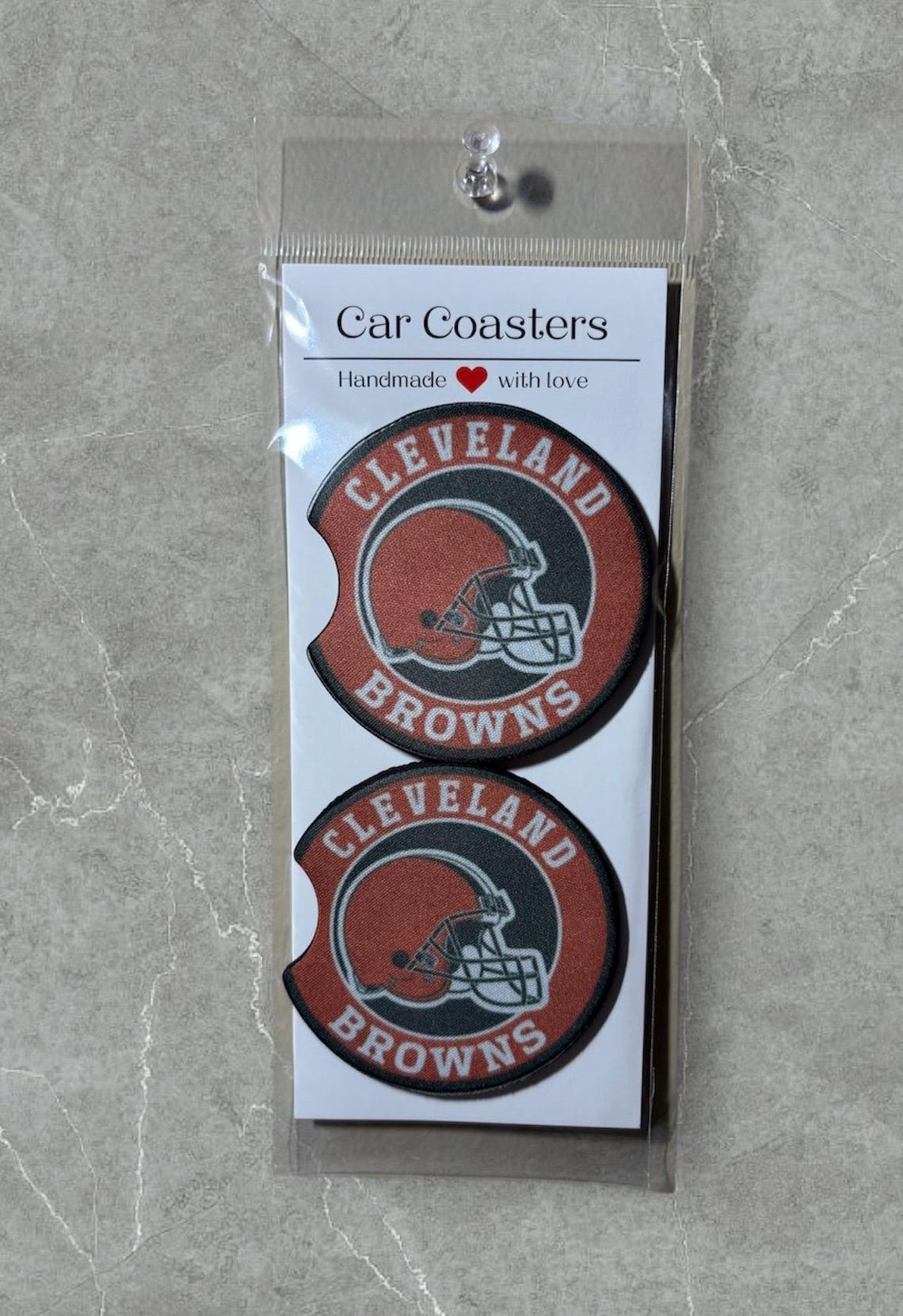 Browns Neoprene Car Coasters - Etsy