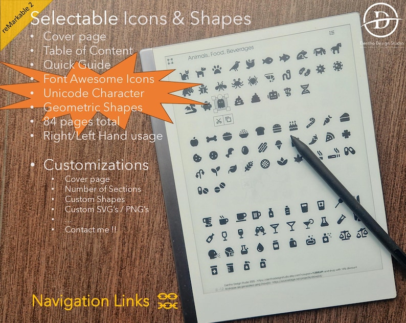 Selectable Icons & Shapes - Etsy
