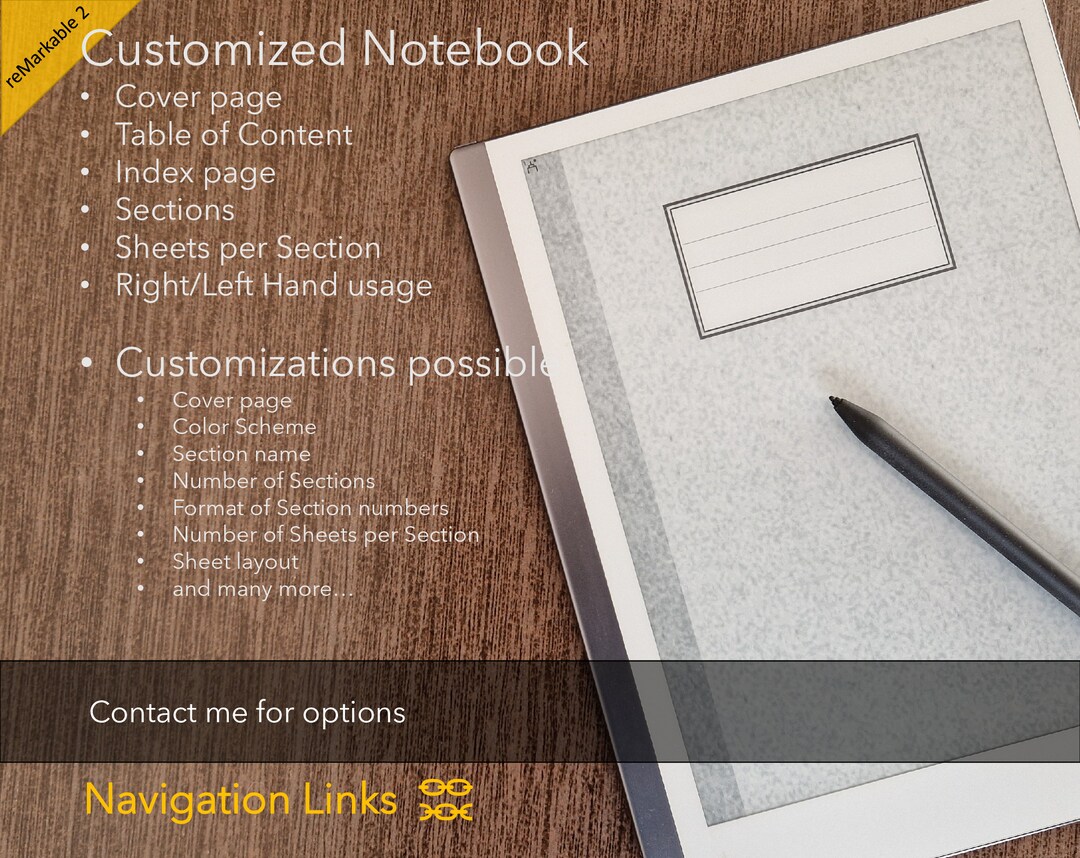 Customized Collegeblock Notebook Template - Etsy