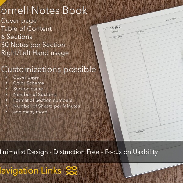 Cornell Notebook - Etsy