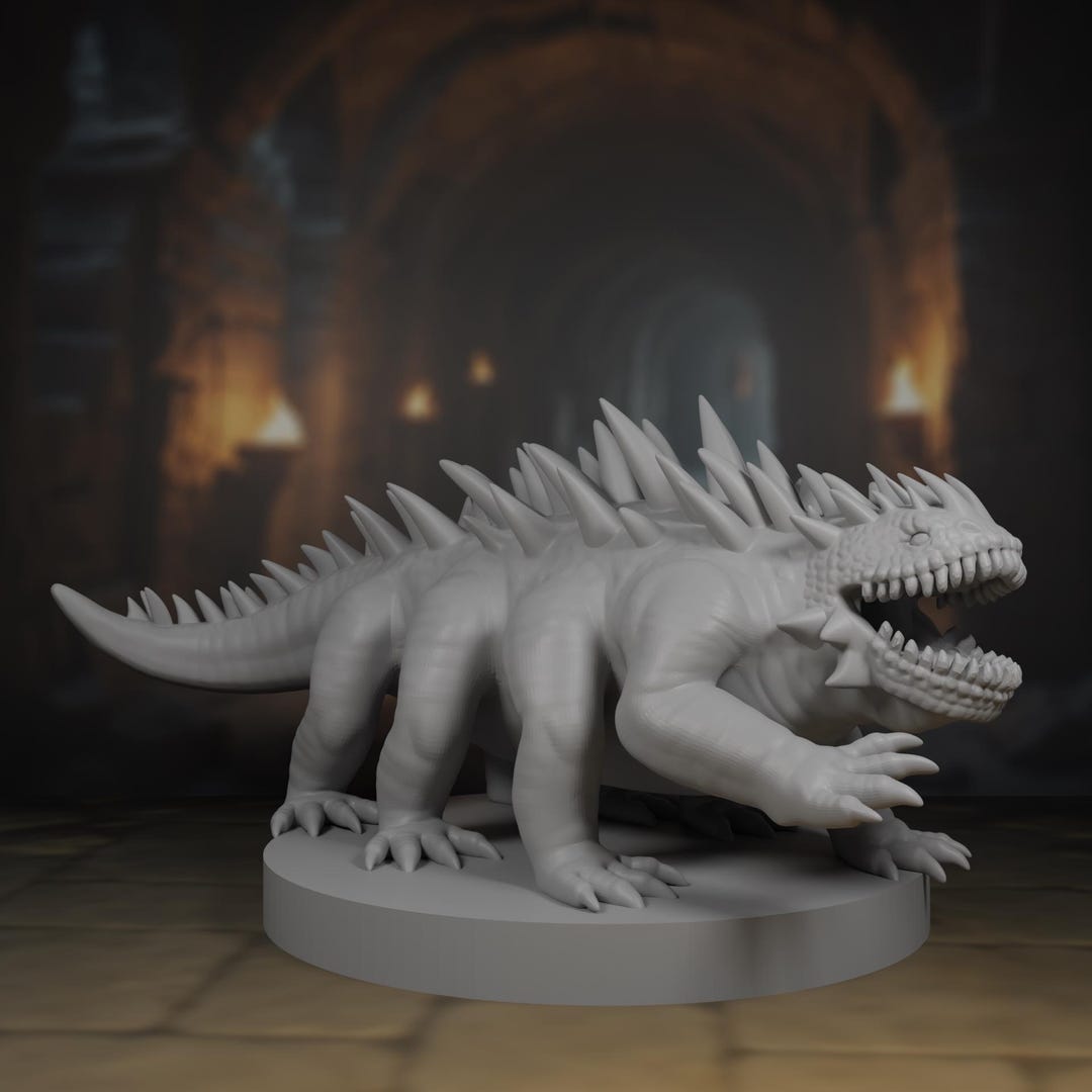 Basilisk Miniature | Mini | Figure | Model | Tabletop | RPG | Dnd ...
