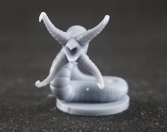 Grick Miniature 3D Printed Tabletop Monster Great for D&D - Etsy