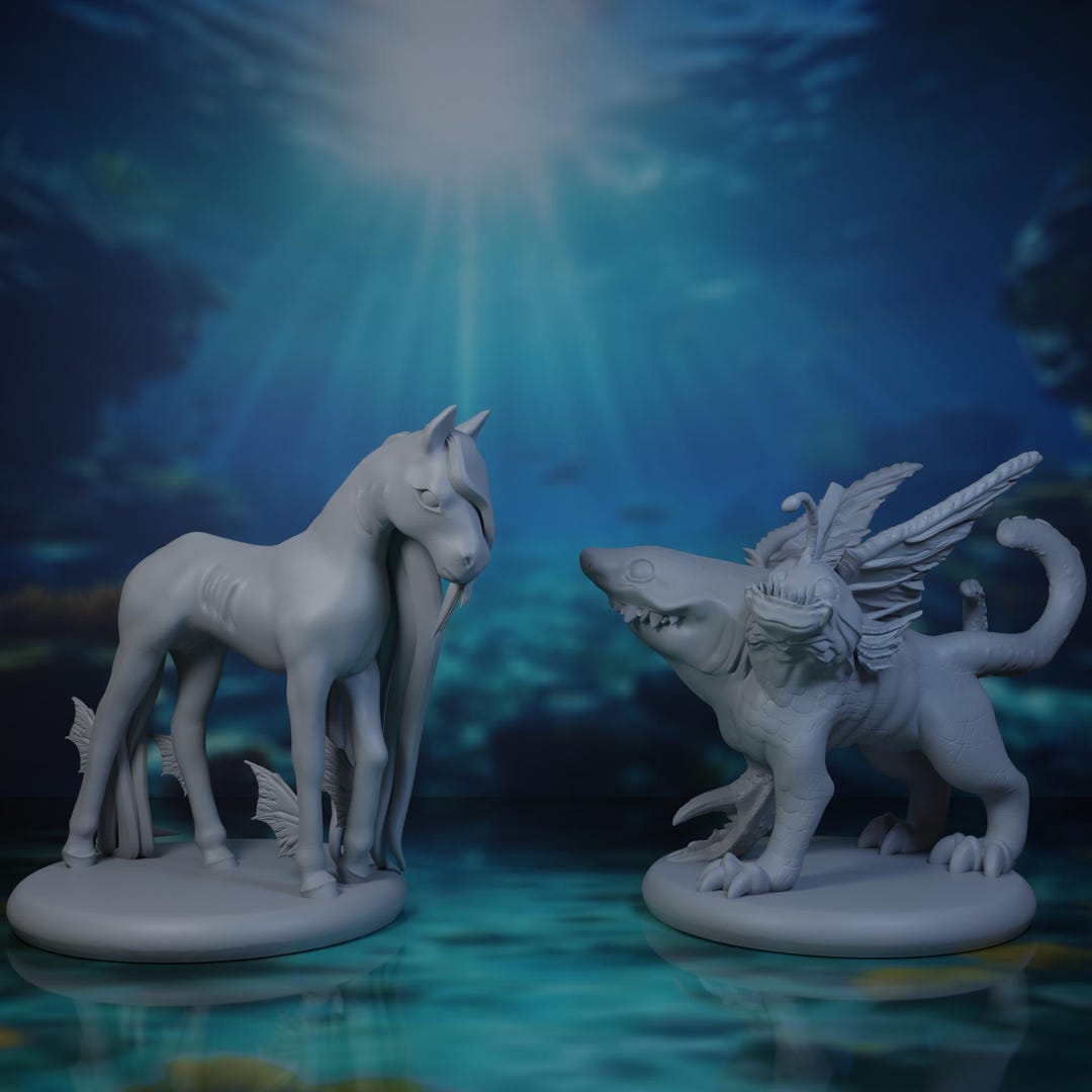 Baby Kelpie Mini | Young Sea Chimera Miniature | Cute Ocean Creatures ...