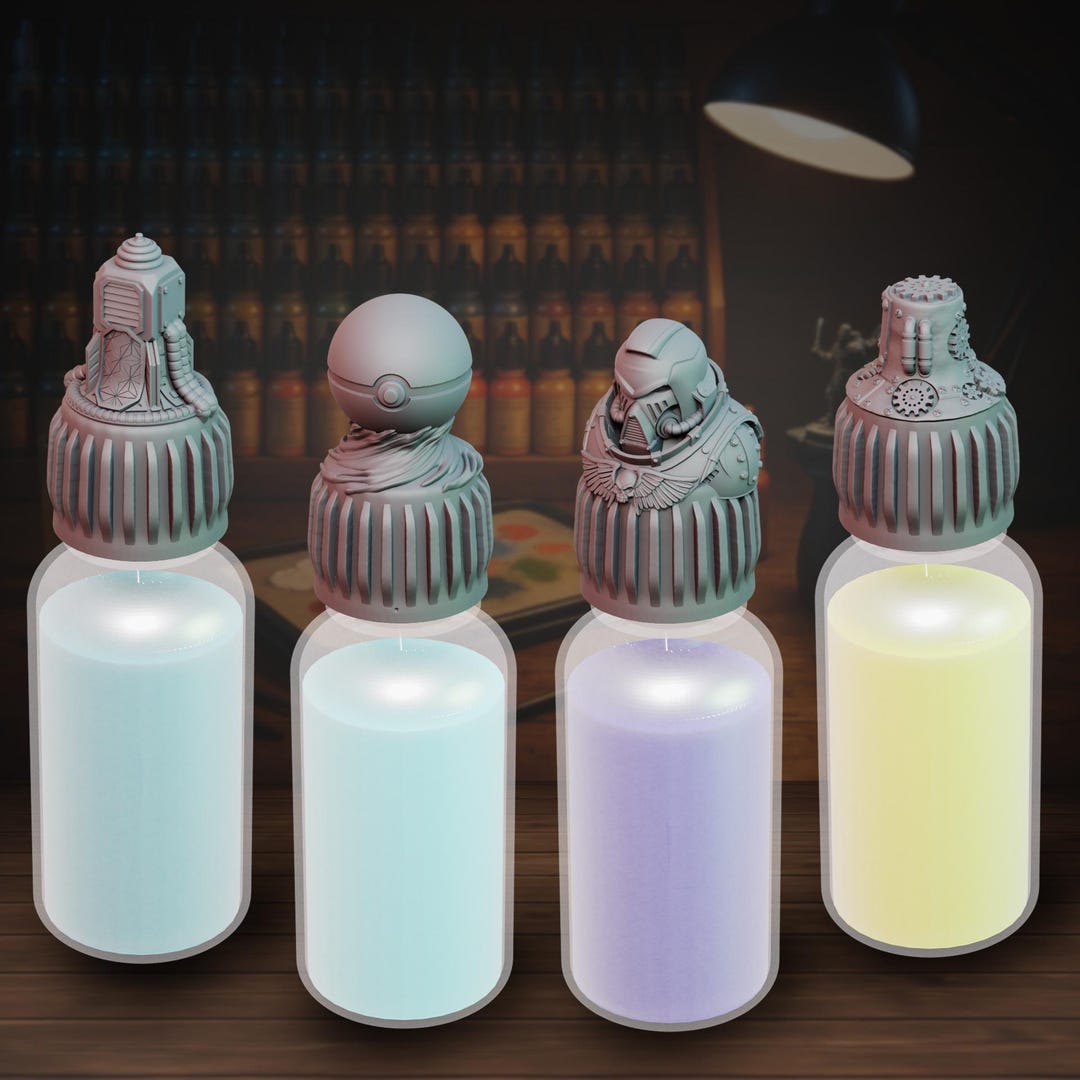 Bottlecaps | Sci-fi Themed Set | Replacement Toppers | Vallejo | Army ...