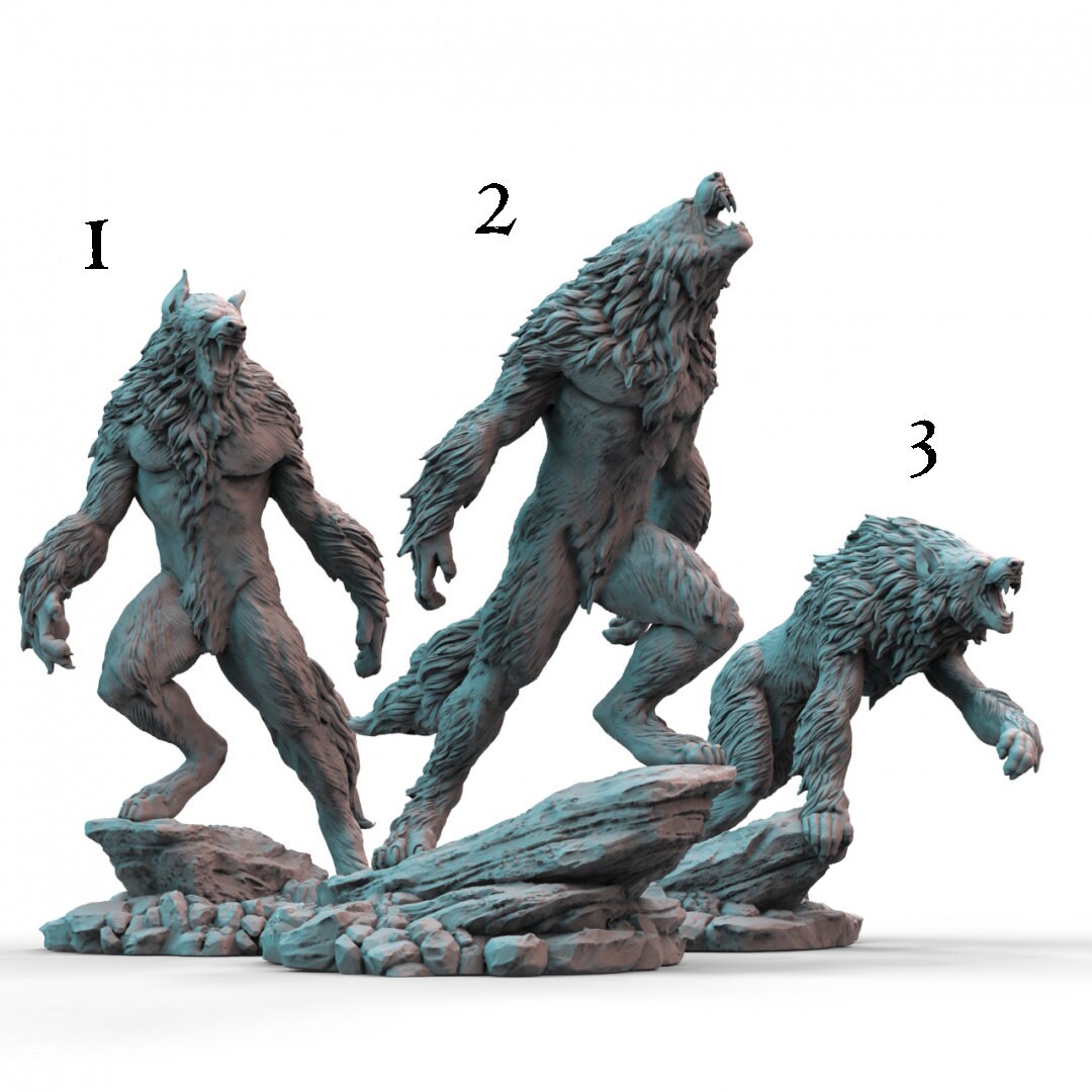 Werewolf Miniatures - Etsy