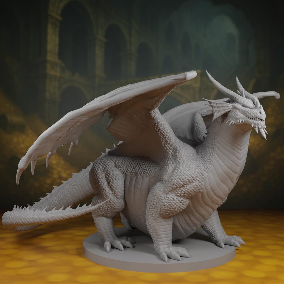 Chonky Dragon Miniature | Themberchaud | Young | Adult | Ancient ...