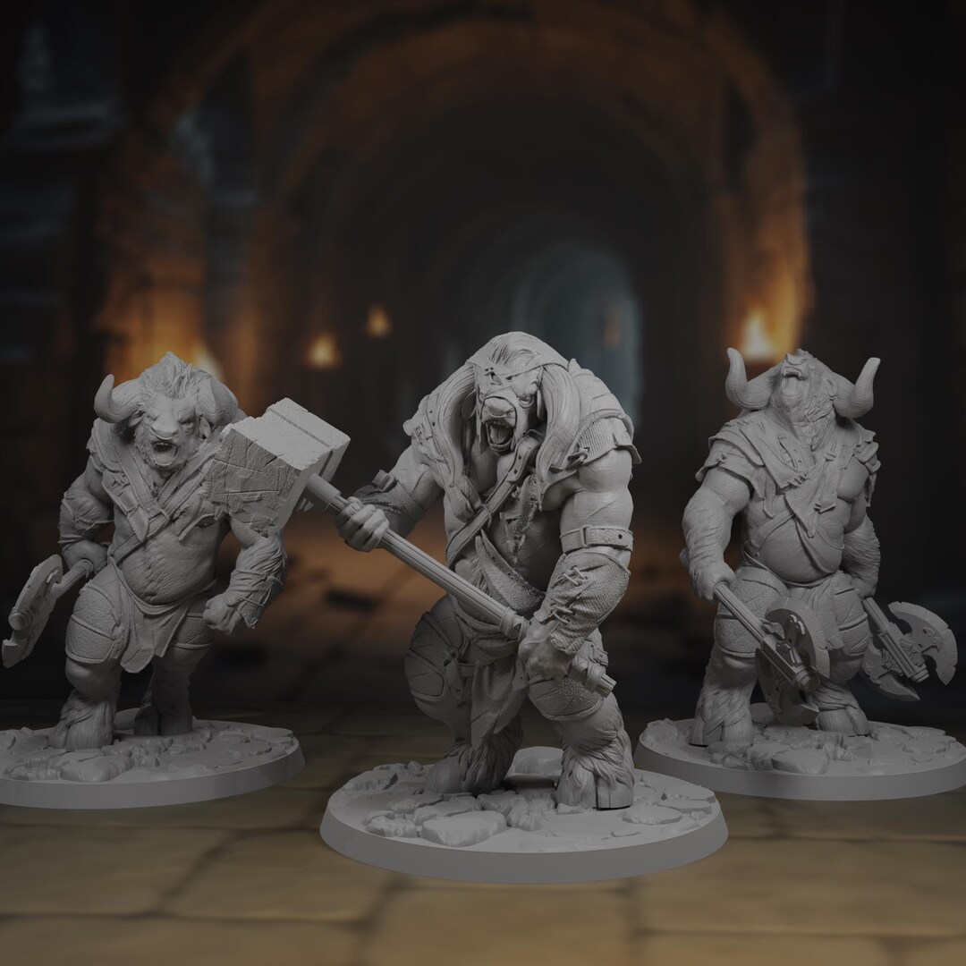 Minotaur Miniature Pack – Greek Mythology Inspired Minis for Dnd and ...