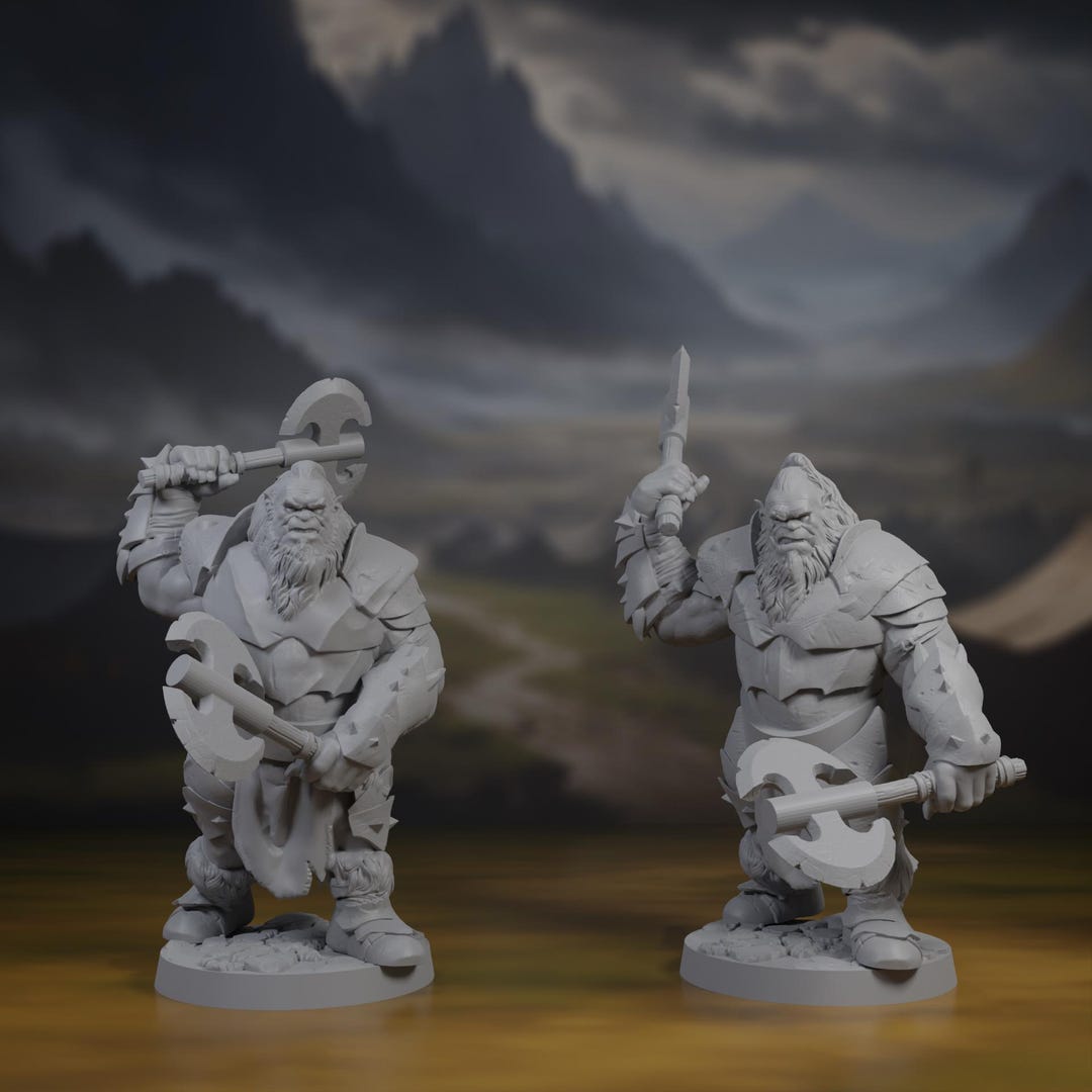 Armoured Orcs Miniatures | Axes | Orc Miniatures | Warriors | Miniature ...