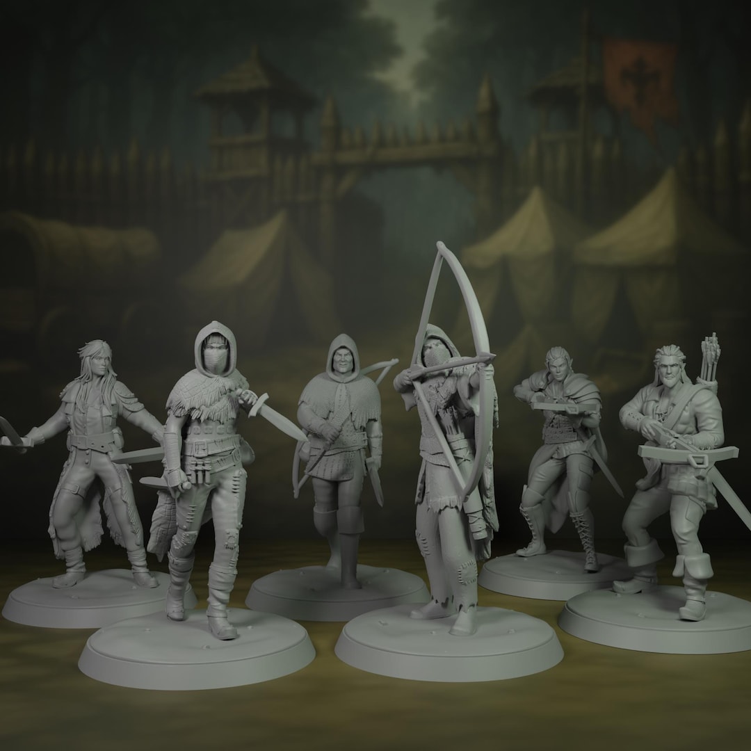 Bandit Miniature Pack: Bandit, Outlaw, Raider, Rogue, Thug, Thieve for ...