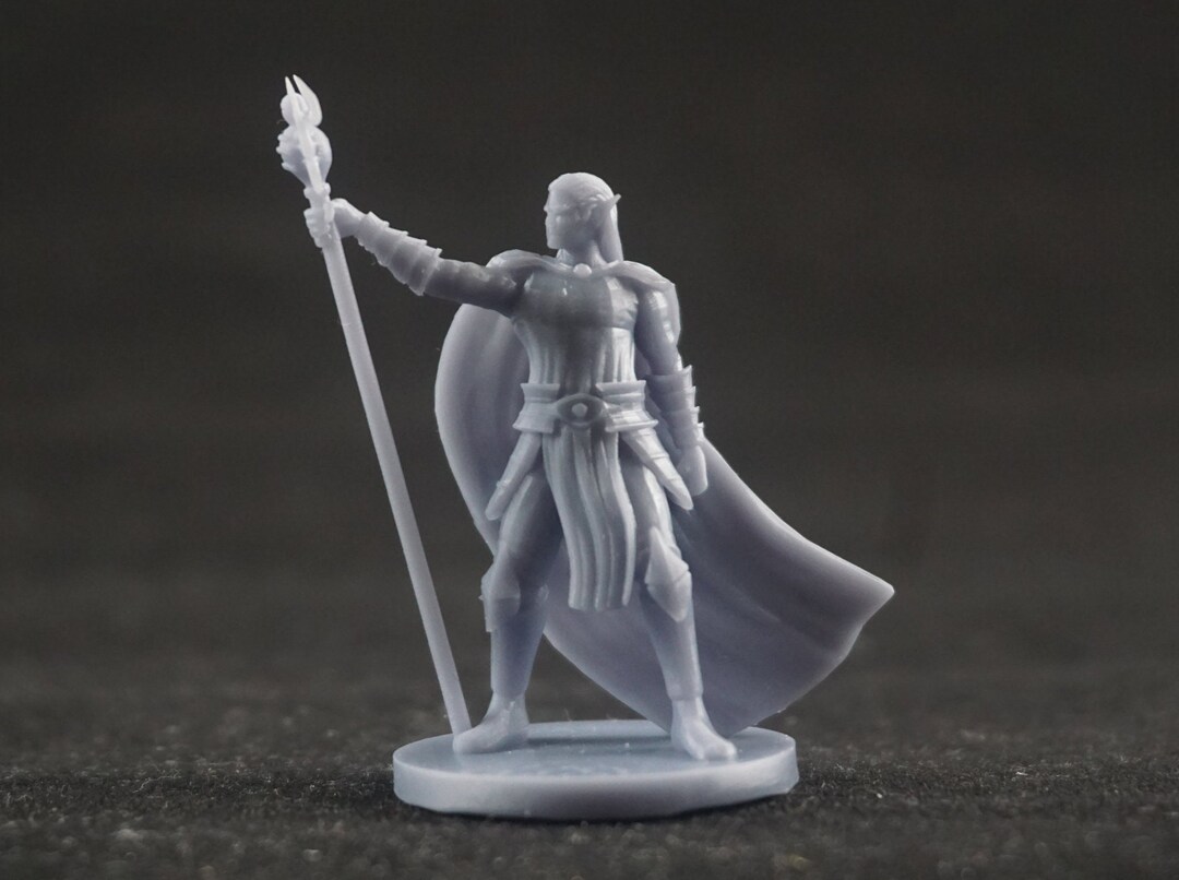 Drow Mage Miniature - Etsy