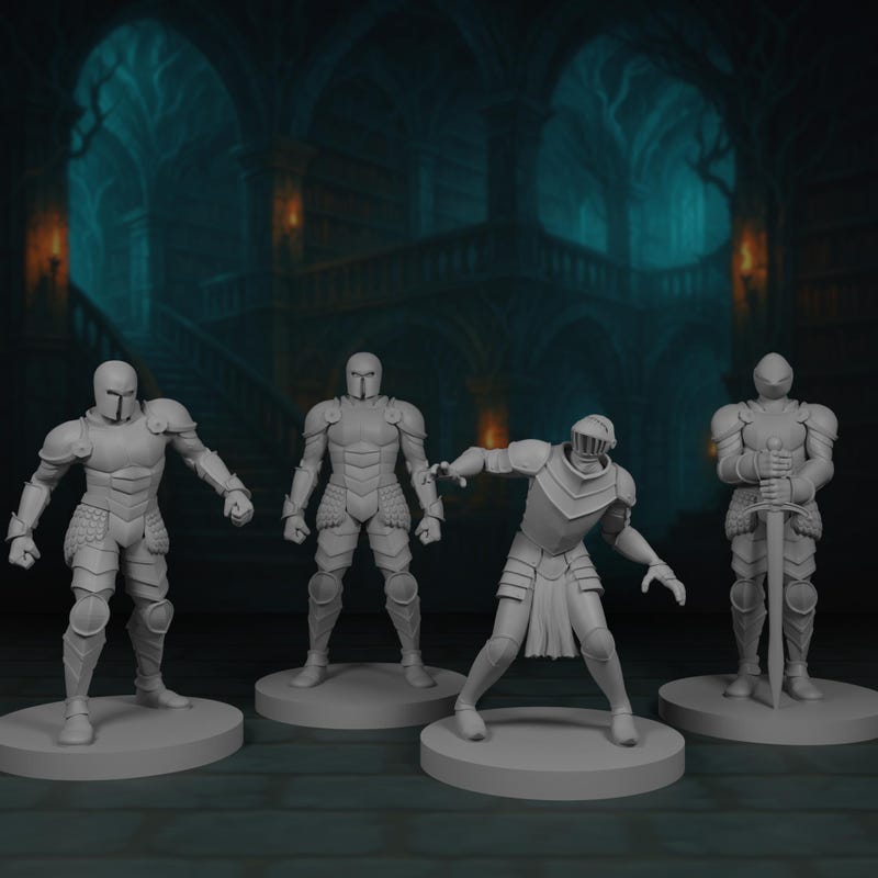 Dnd Animated Armor Miniature - Etsy