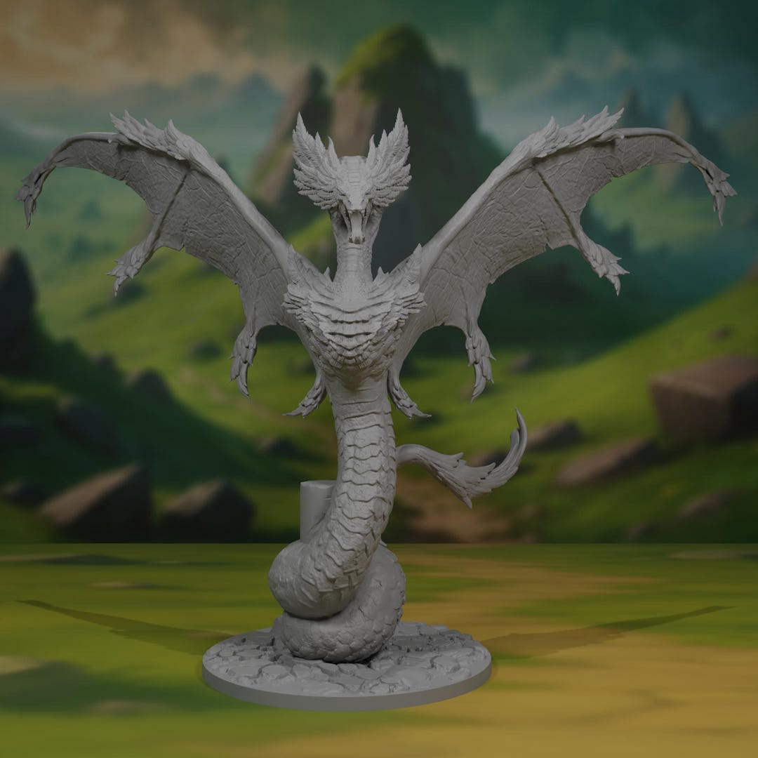 Amphitere Miniature / Welsh & Irish Mythology Inspired Snake Dragon ...