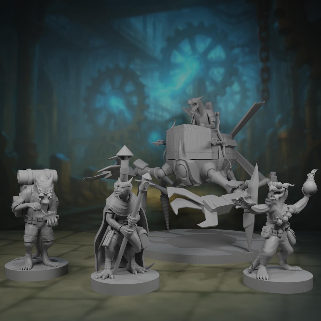 Kobold Artificers Miniature Set | Tüftler | Handwerker | Alchemist ...