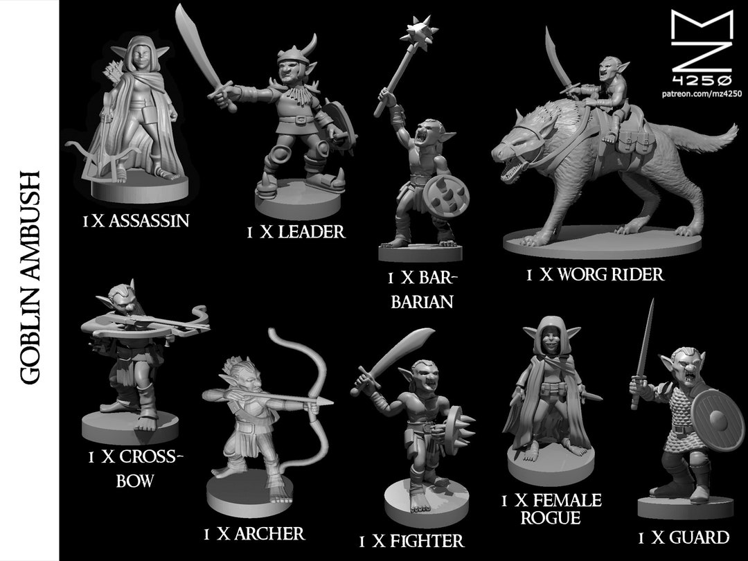 Goblin Ambush Miniature Set - Etsy