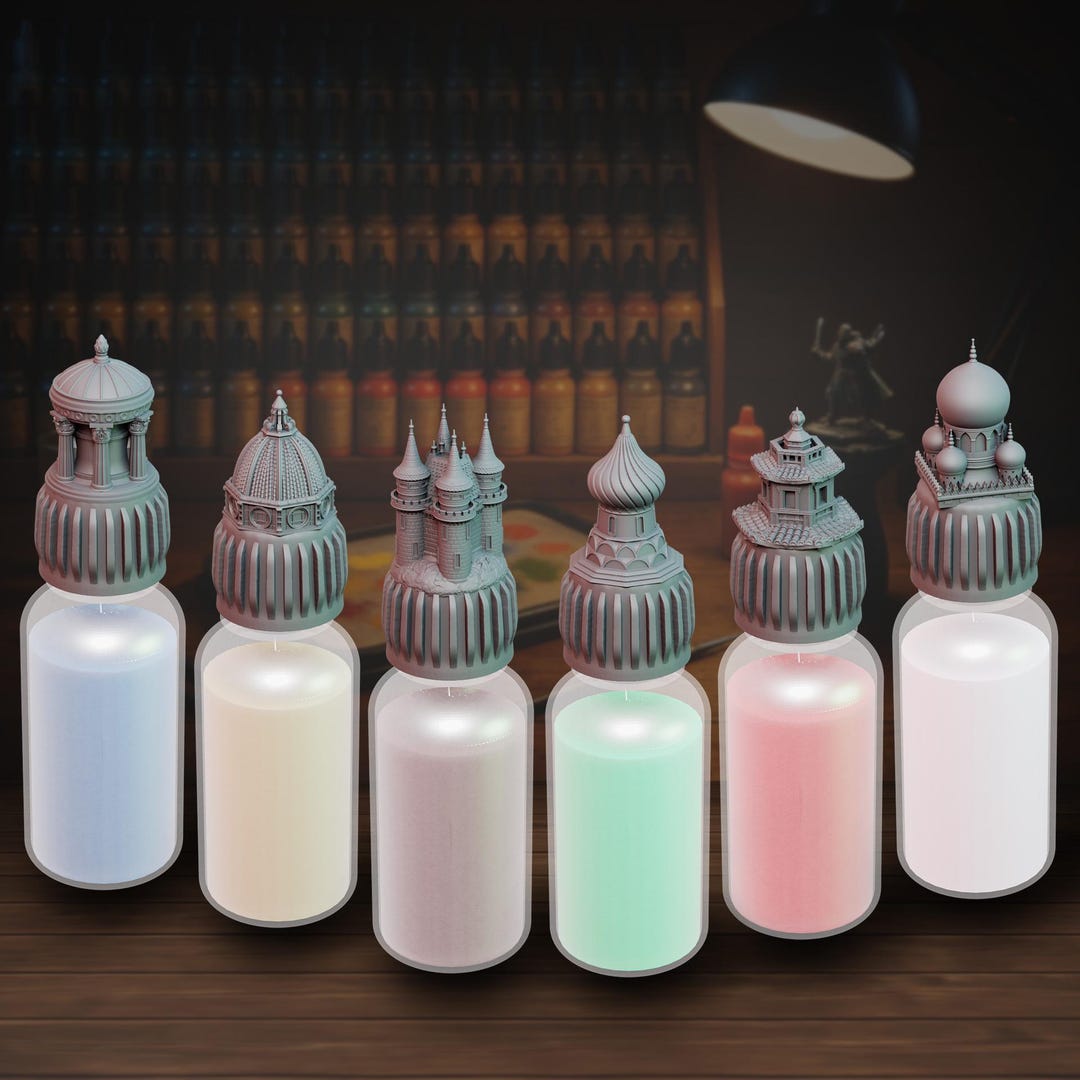 Bottlecaps | Architecture Set | Replacement Toppers | Vallejo | Army ...
