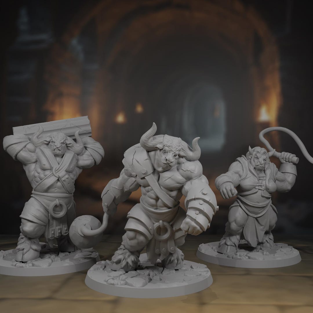 Minotaur Brutes Miniature Pack: Von Der Griechischen Mythologie ...