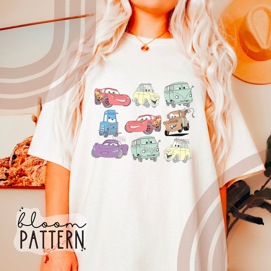 Cars Sublimation Design, Car Cartoon T Shirt Sublimation PNG - Etsy