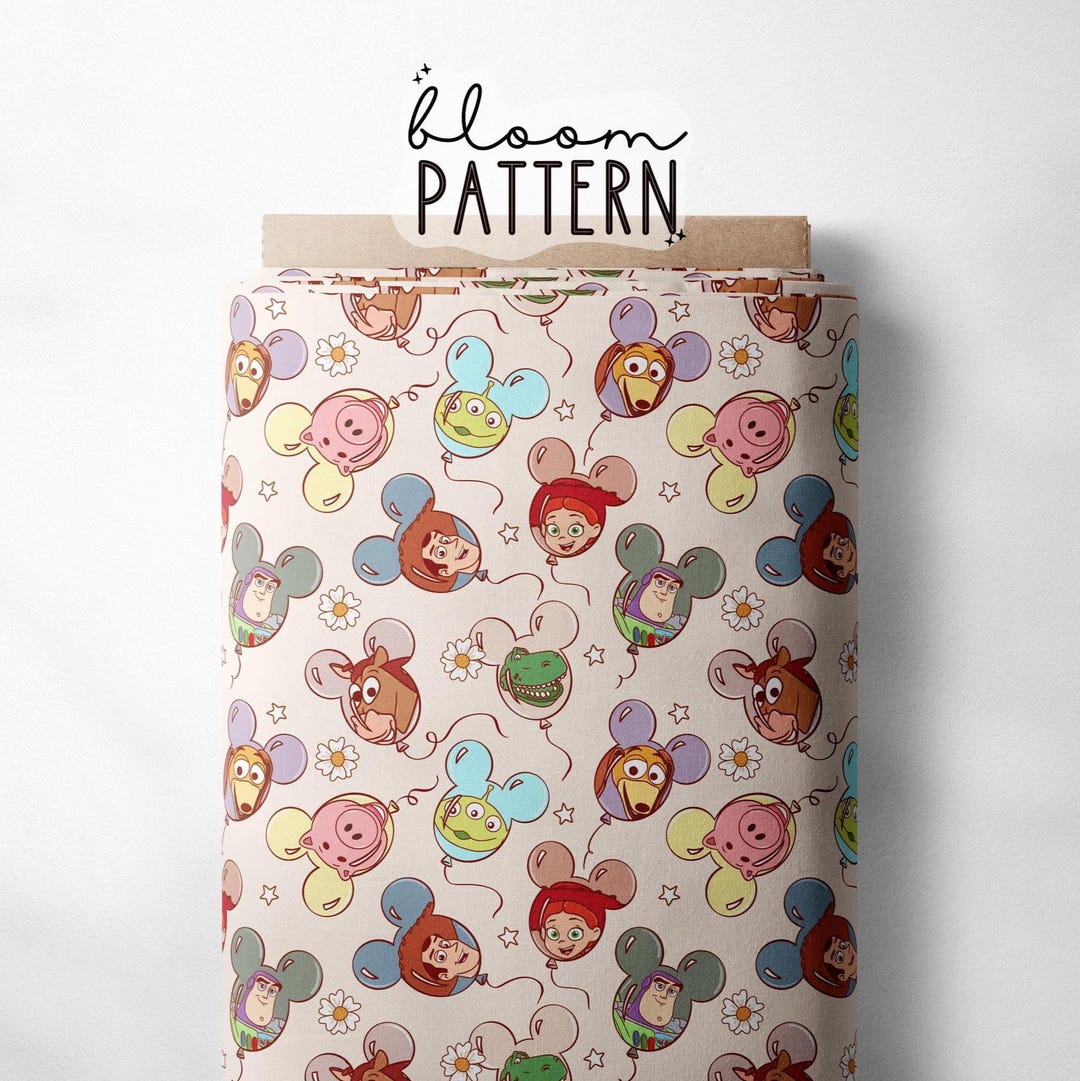 Story Friends Seamless Pattern, Cartoon Seamless Pattern, Fabric ...