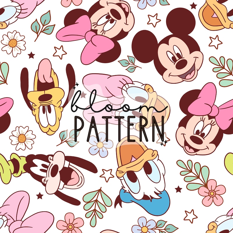 Flower Bluey Fabric - Etsy