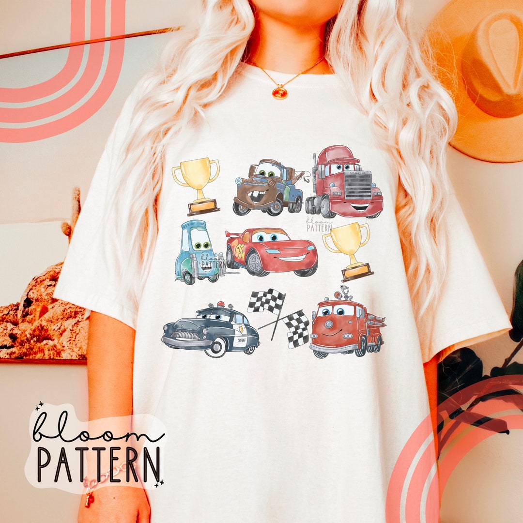 Cars Sublimation Design, Car Cartoon T Shirt Sublimation PNG - Etsy