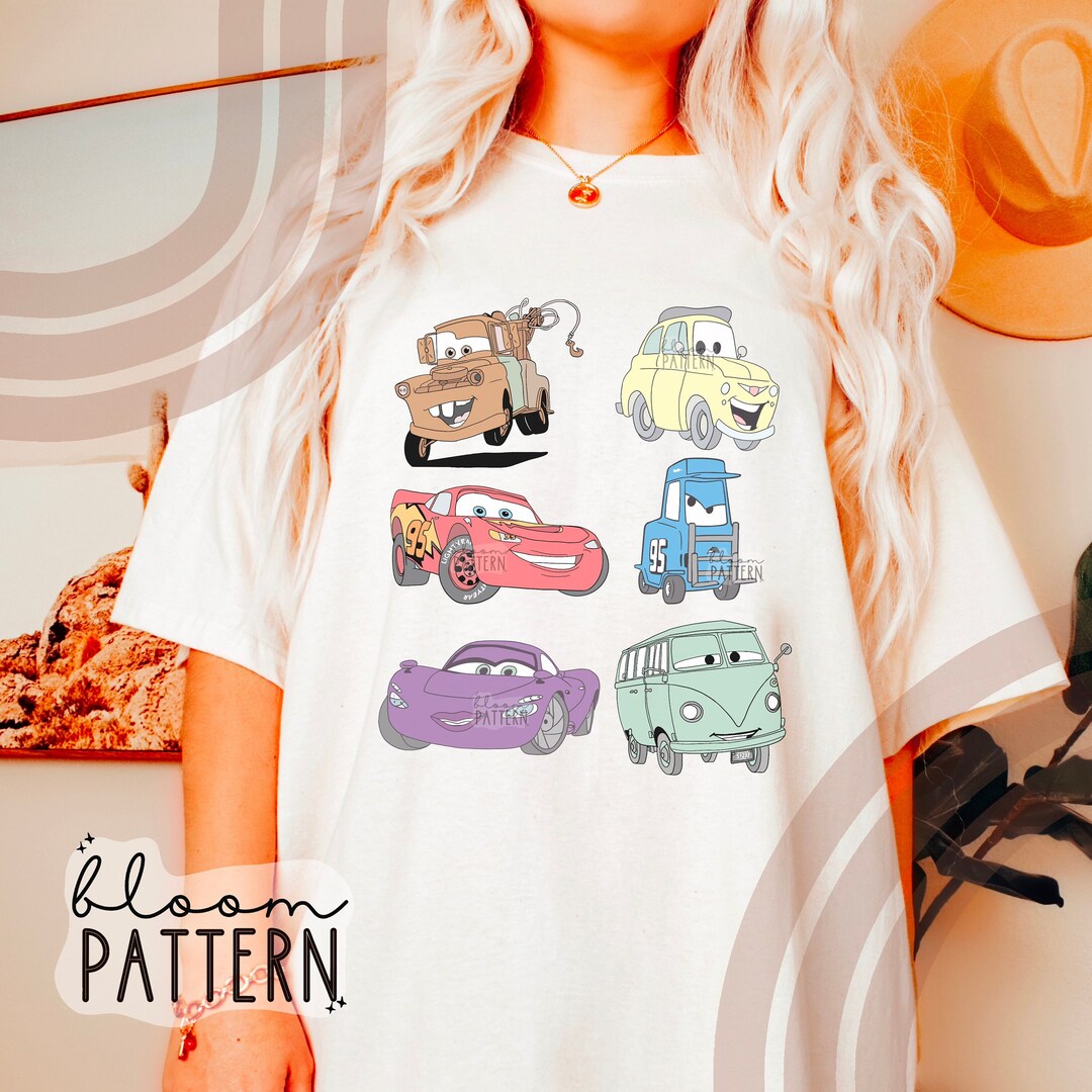Cars Sublimation Design, Car Cartoon T Shirt Sublimation PNG - Etsy