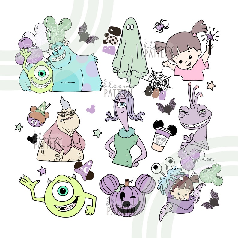 Halloween Monster Sublimation Design Halloween Magical - Etsy