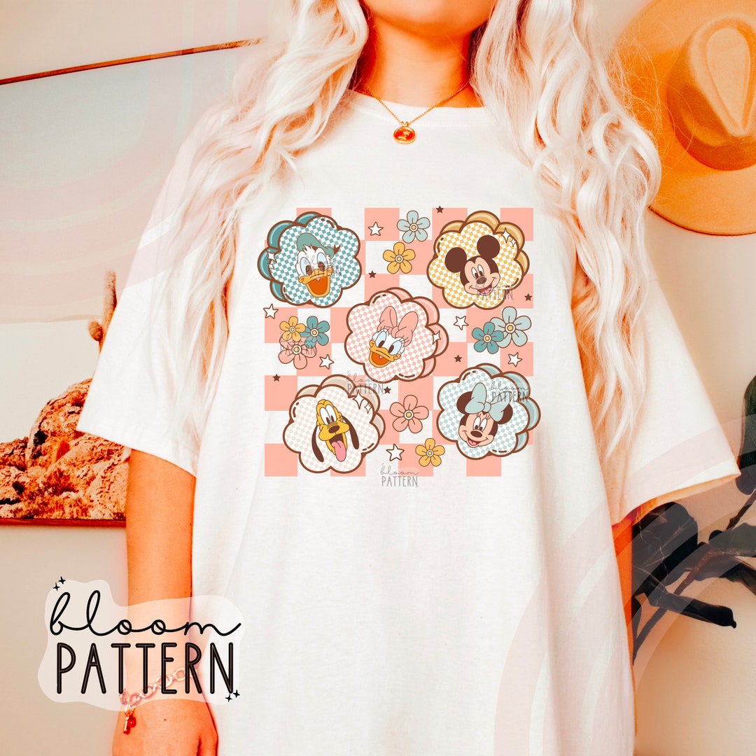 Spring Magical Design, Spring Flower T Shirt PNG, Flower Mouse Spring T ...