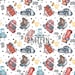 Cars Seamless Design, Magical Car Movie Seamless Pattern, Fabric ...