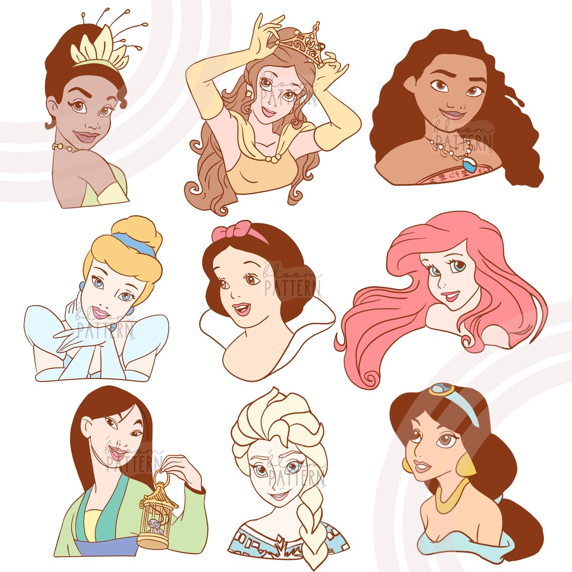 Princess Sublimation Design Png, Mermaid T Shirt Design Sublimation ...