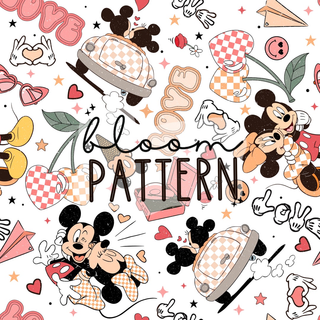 Valentines Day Seamless Pattern, Magical Valentines Day Pattern Design ...