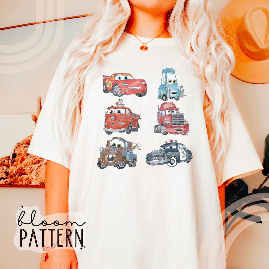 Cars Sublimation Design, Car Cartoon T Shirt Sublimation PNG - Etsy