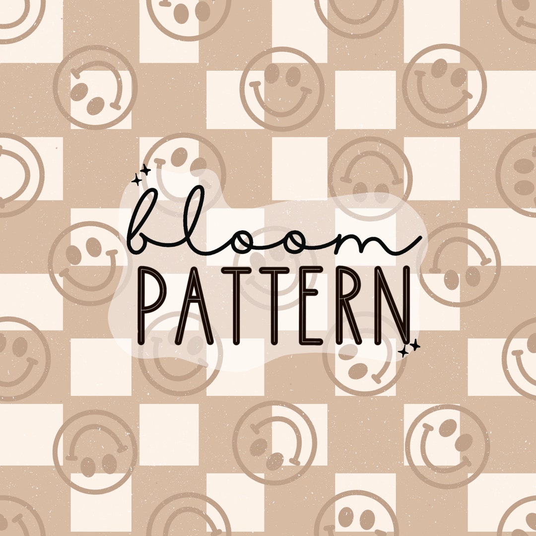 Retro Smiley Face Seamless Patterns, Fabric Design for Commercial Use ...