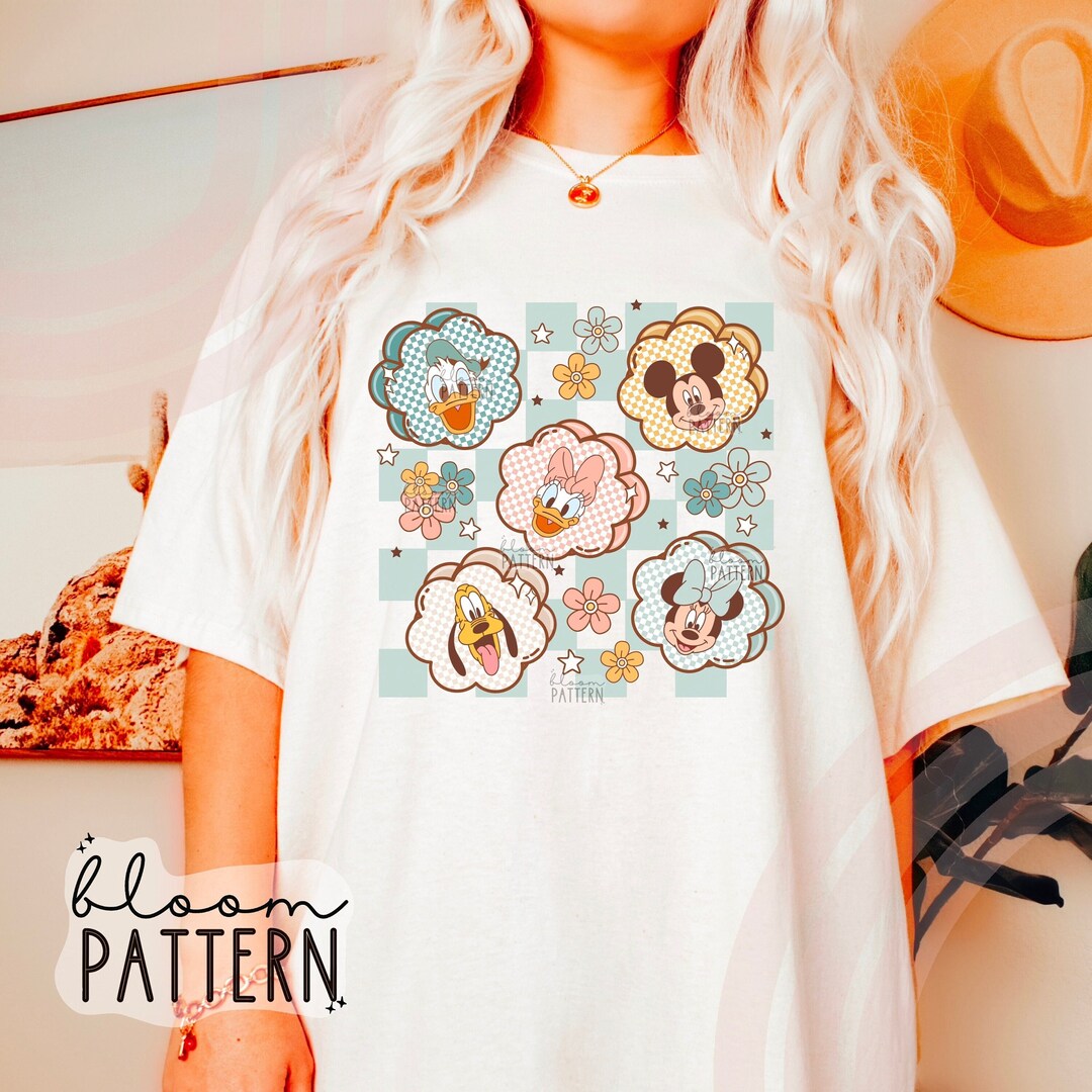 Spring Magical Design, Spring Flower T Shirt PNG, Flower Mouse Spring T ...