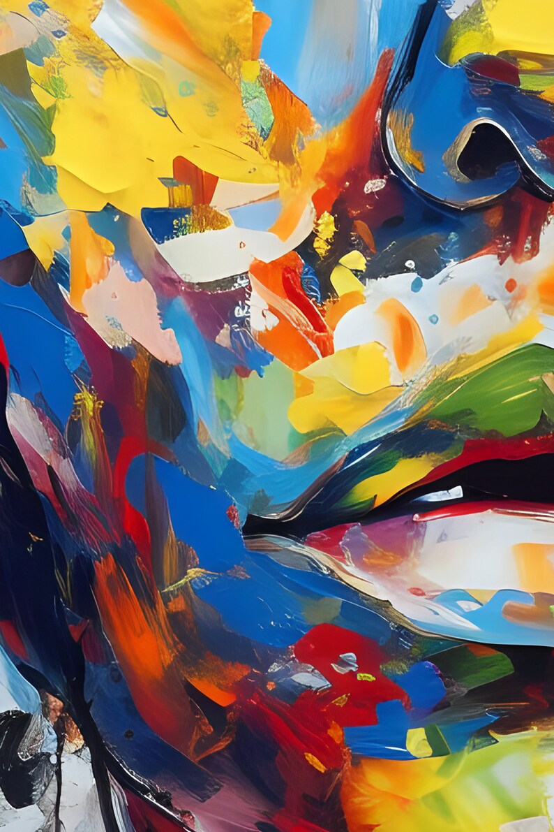 Inner Turmoil in Color Printable, Digital Download, Poster Print ...