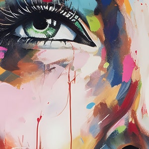 Inner Turmoil in Color Printable, Digital Download, Poster Print ...