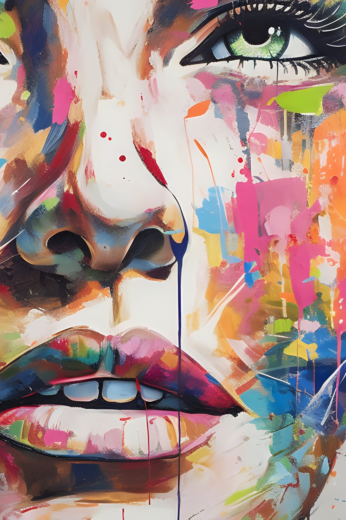 Inner Turmoil in Color Printable, Digital Download, Poster Print ...