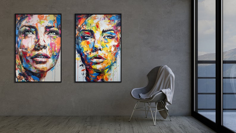 Inner Turmoil in Color Printable, Digital Download, Poster Print ...