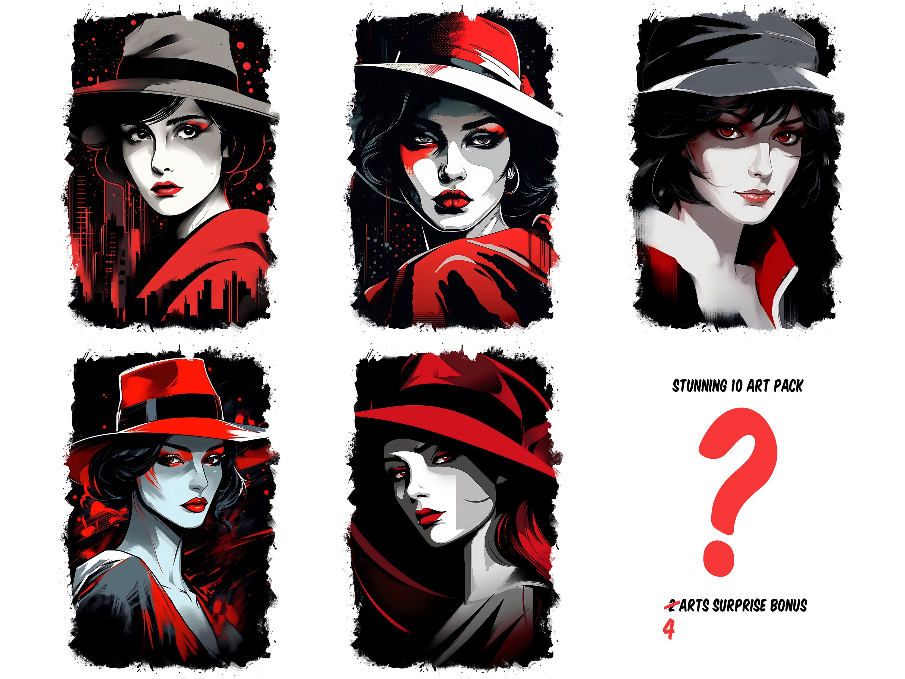 Red Hat Girl Printable, Digital Download Poster Print, Wall Art, Gift ...