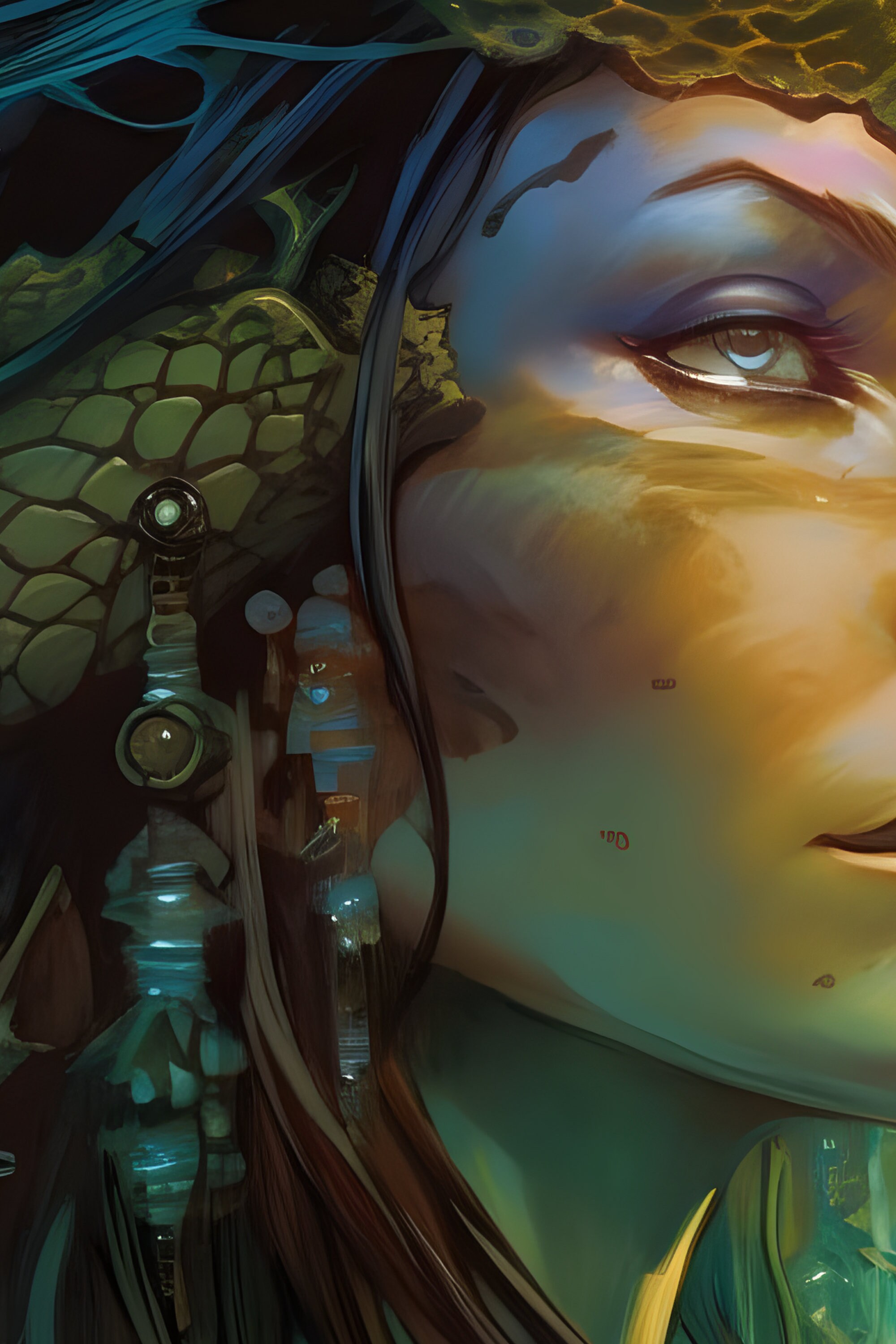 Atlantean Empress Print, Digital Download, Poster Print, Digital Print ...