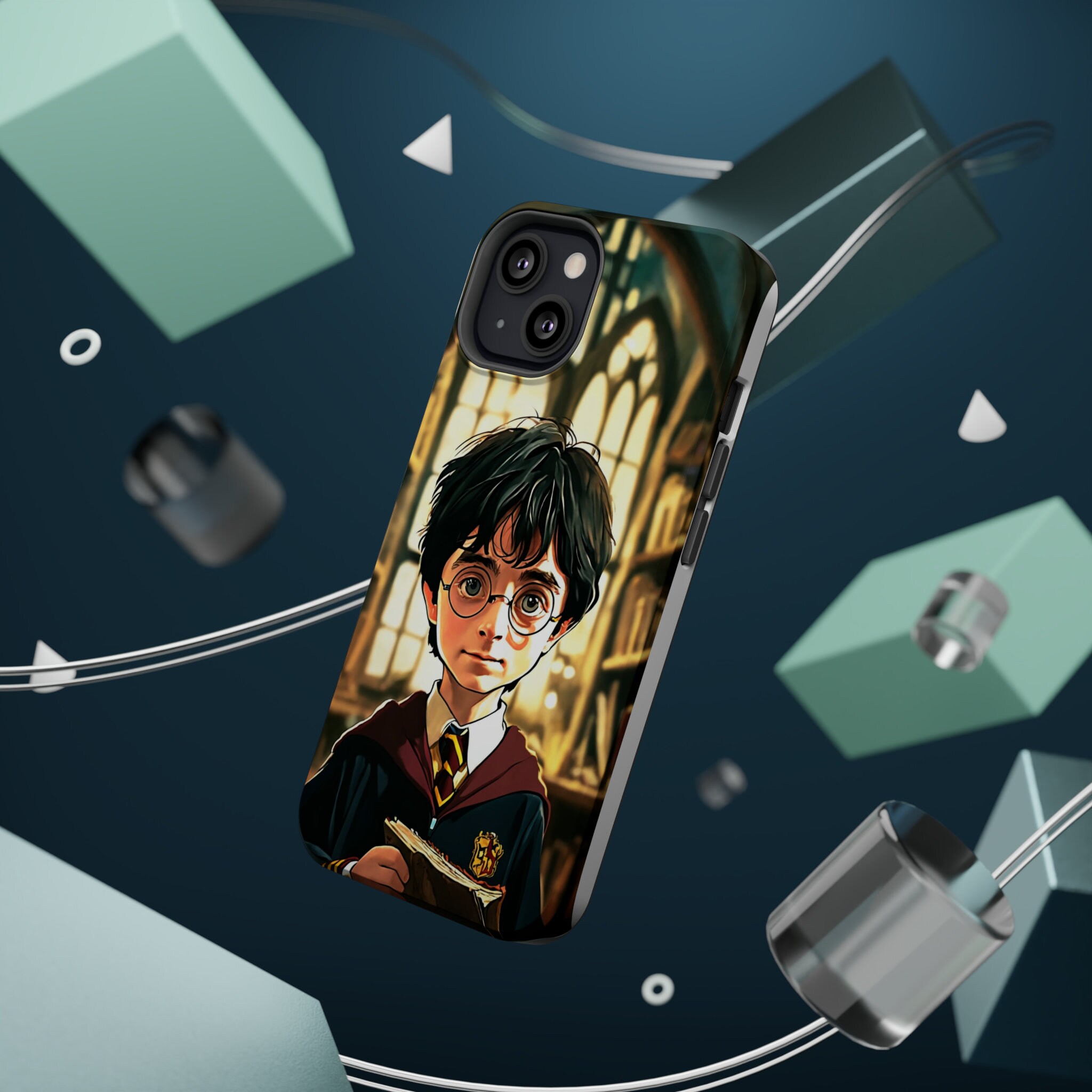 Cute Harry Potter Drawing Magsafe Tough Cases Ghibli Potter - Etsy