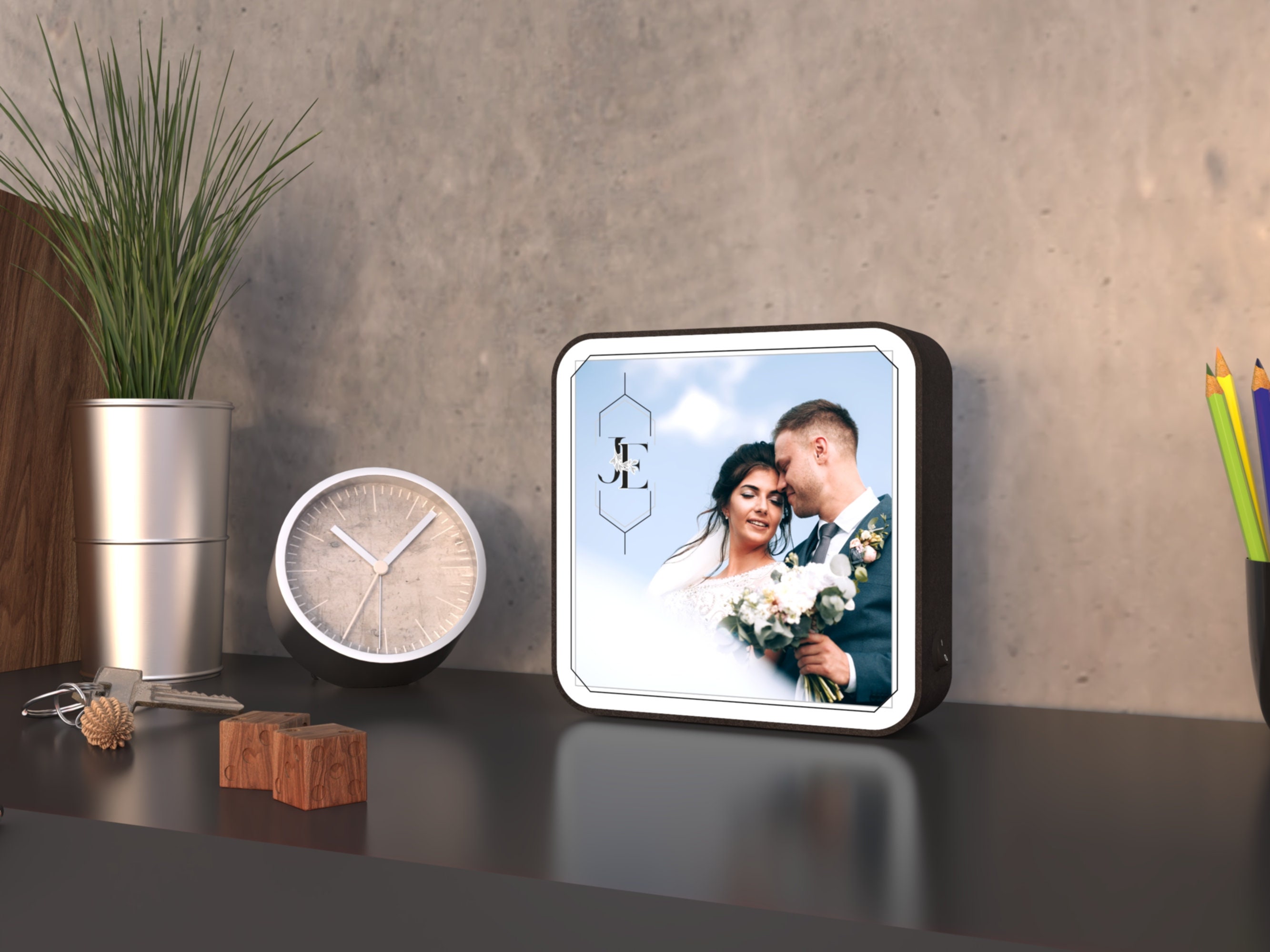 Custom Photo Gift-couples Gift-custom Night Light up Sign Shadow Box ...