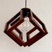 Dark Walnut Wood Pendant Lighting Chandelier Lighting-modern Chandelier ...