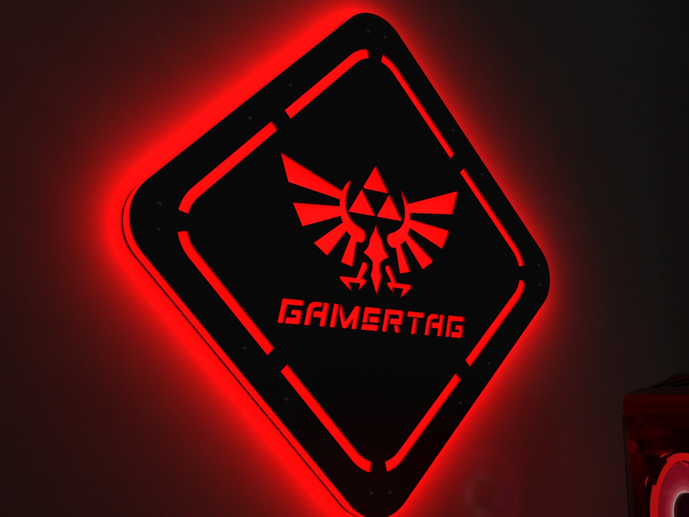 The Legend of Zelda Gift Game Room Sign Lighted Wall - Etsy